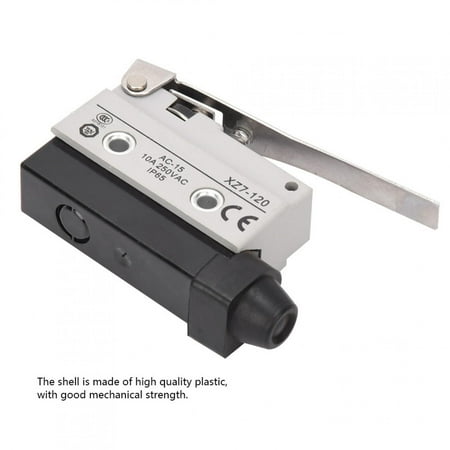 FLAMEEN 10A Limit Switch,XZ7-120 SPDT Micro Limit Switch Hinge Lever Type 10A 250VAC IP65 ...