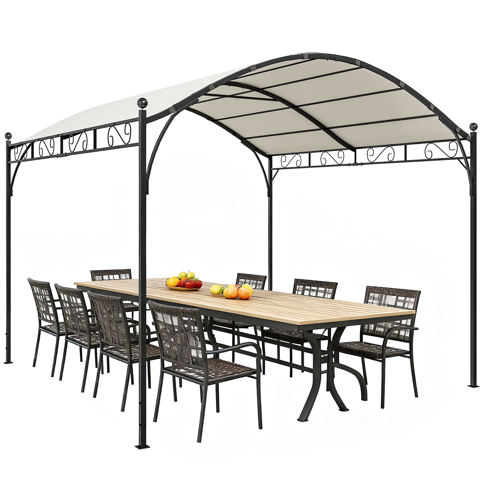 Click here for Outsunny 10 X 10 Pergola Uv30+ Canopy Steel Frame... prices