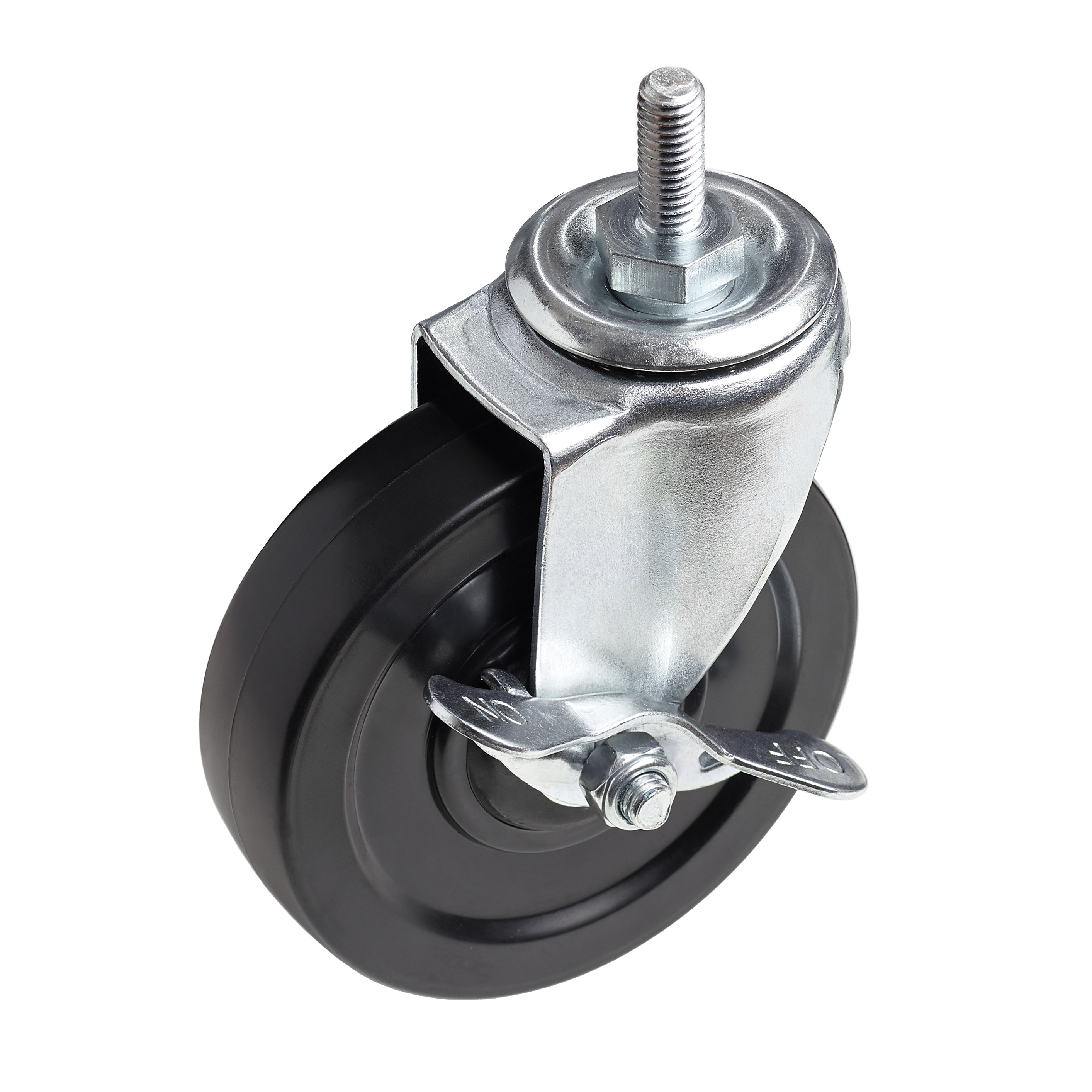 Hyper Tough 4 In Wheel Casters 3 8 In Bolt With 2 Locking Casters Hyper Tough 4 In Wheel Casters 3 8 In Bolt With 2 Locking Casters