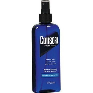 Consort For Men Hair Spray Aerosol Unscented Extra Hold 8.30 oz (Pack ...