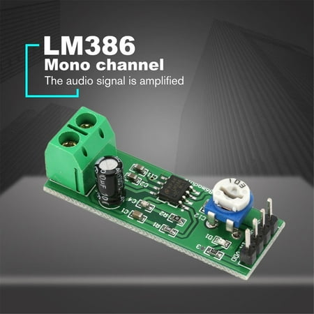 LM386 Super Mini 200X Power Amplifier Board Module Mono Channel ...