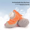 4-Pack Breathable Dog Shoes for Small Dogs, Twist-Lock Summer Paw ...