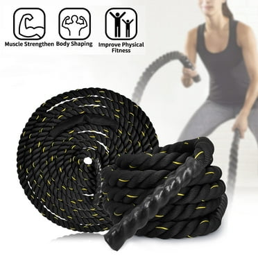 ZENY 1.5" Workout Strength Training Undulation Poly Dacron Battle Rope ...