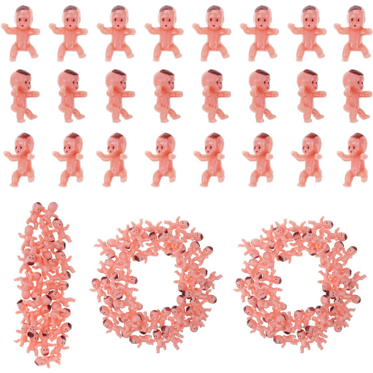 Click here for Unbranded 100pcs Mini Plastic Babies Tiny Plastic... prices