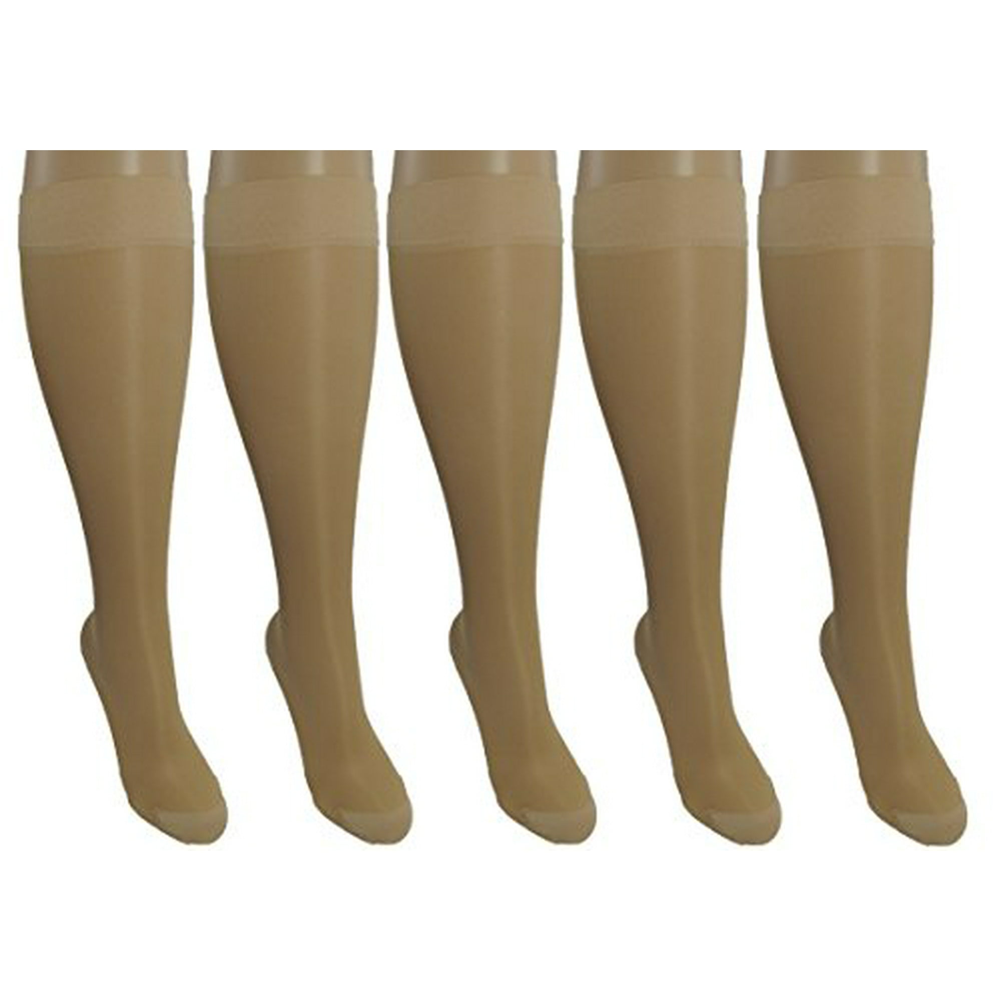 Click here for Swell Relief 5 Pair Nude Sheer Large/X-Large Ladie... prices