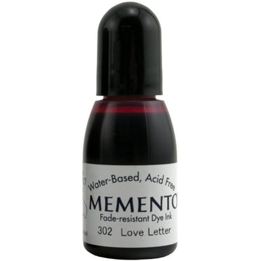 Tsukineko Memento Water-Based Ink Pad for Stamping - Angel Pink ...