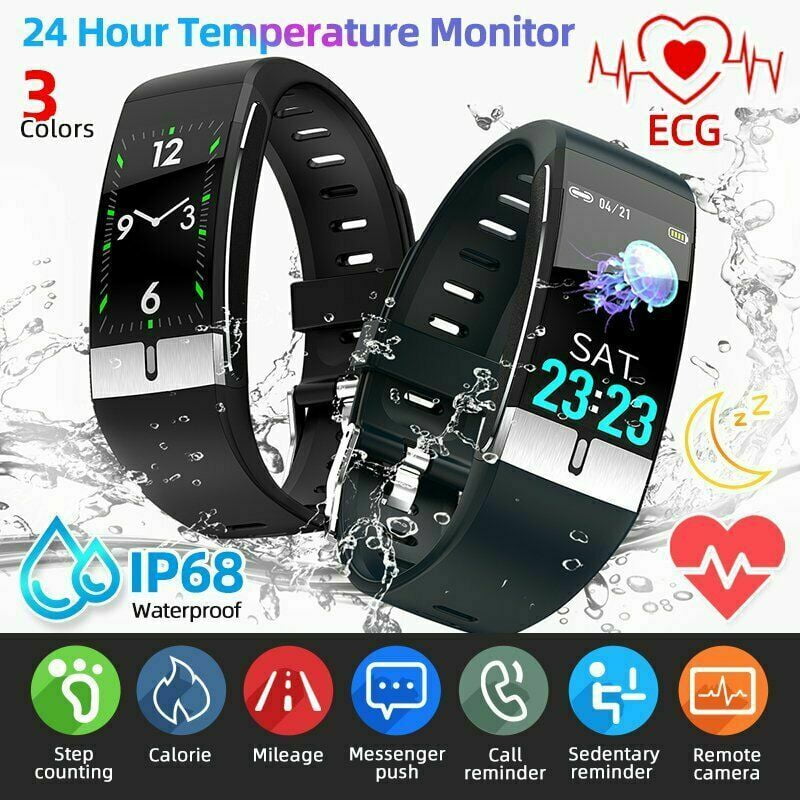 Smart Watch PPG+ECG Blood Oxygen Pressure Heart Rate Body Temperature ...