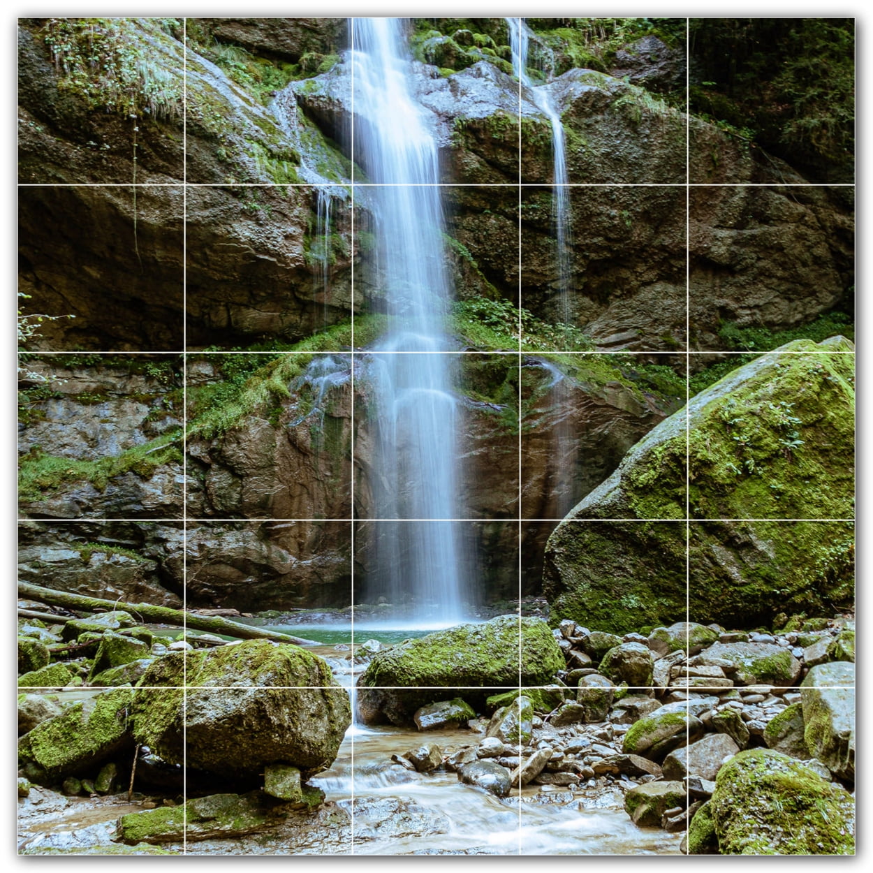 Picture-Tiles.com: Waterfalls Ceramic Tile Wall Mural WAL501087-55XL ...
