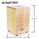 Pyle PCJD18 - Stringed Jam Cajon - Wooden Cajon Percussion Box ...