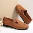 Brown Ladies Casual Pointed Toe Sandals With Suede Upper And Soft Sole ...