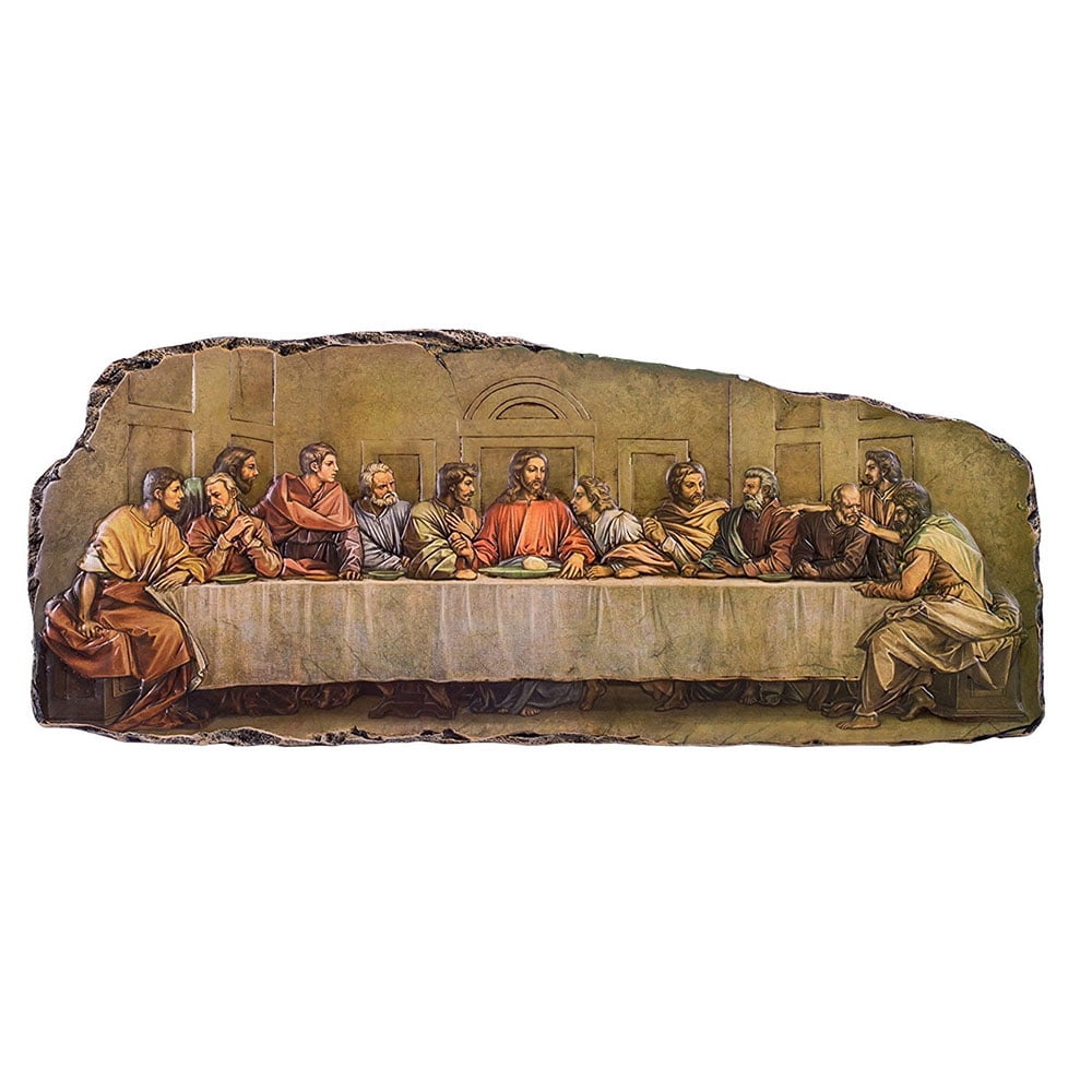 Roman 41437 The Last Supper 18.5 Inch Artistic Resin and Stone Cutout ...