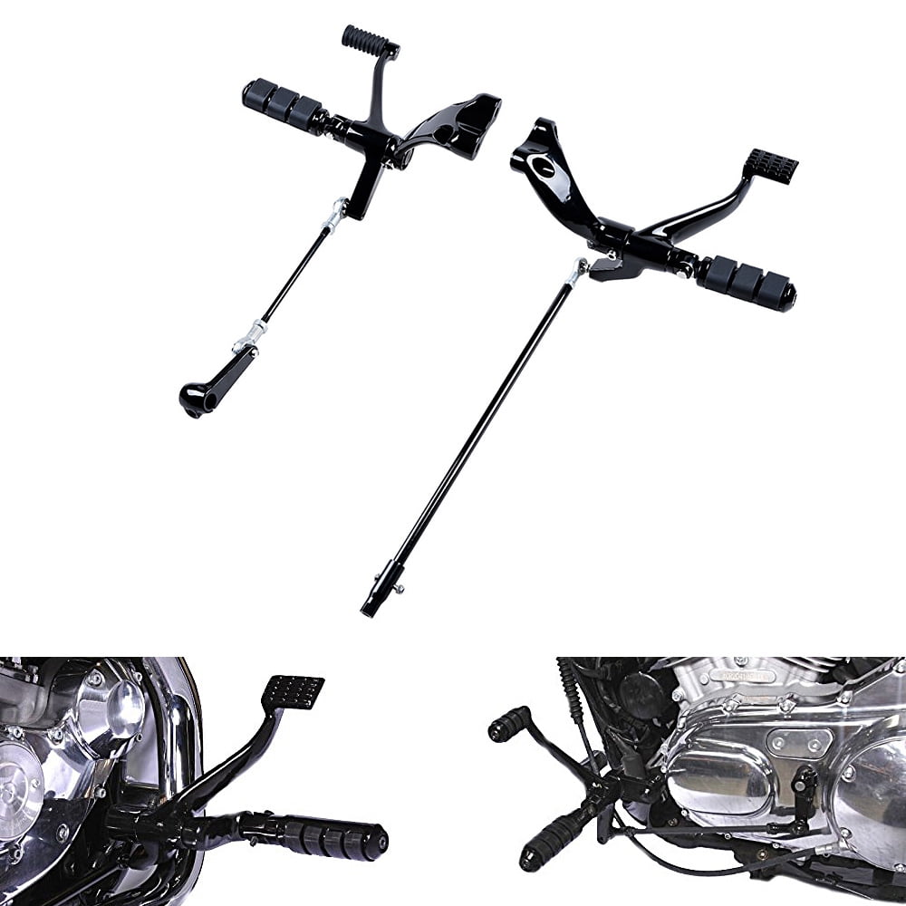 Astra Depot Black Billet Forward Controls Foot Peg Kit for Harley ...