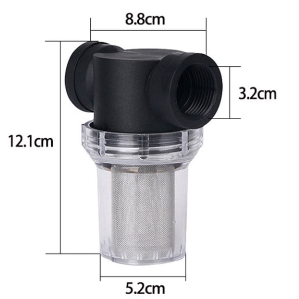 Water Pump Filter Inline Mesh Strainer Garden Irigation Interface Pipe ...