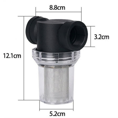 Water Pump Filter Inline Mesh Strainer Garden Irigation Interface Pipe ...