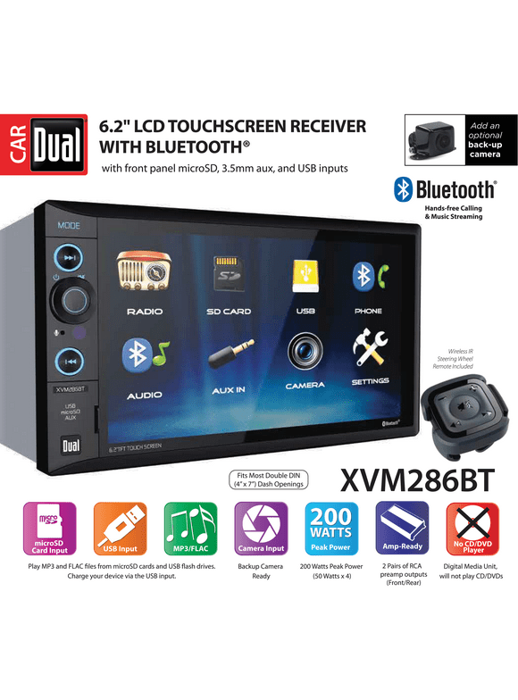 Dual Double Din Car Stereos in Car Stereos - Walmart.com