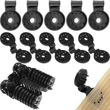 100Pcs Shade Cloth Clips Heavy Duty Plastic Lock Grip Greenhouse Sun ...