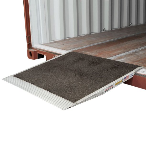 36in x 36in Grit-Coat Shipping Container Ramp - 8,000 lb. Capacity ...