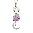 4Pcs Natural Amethyst Crystal Car Pendant under $5! Yannianjz Natural ...
