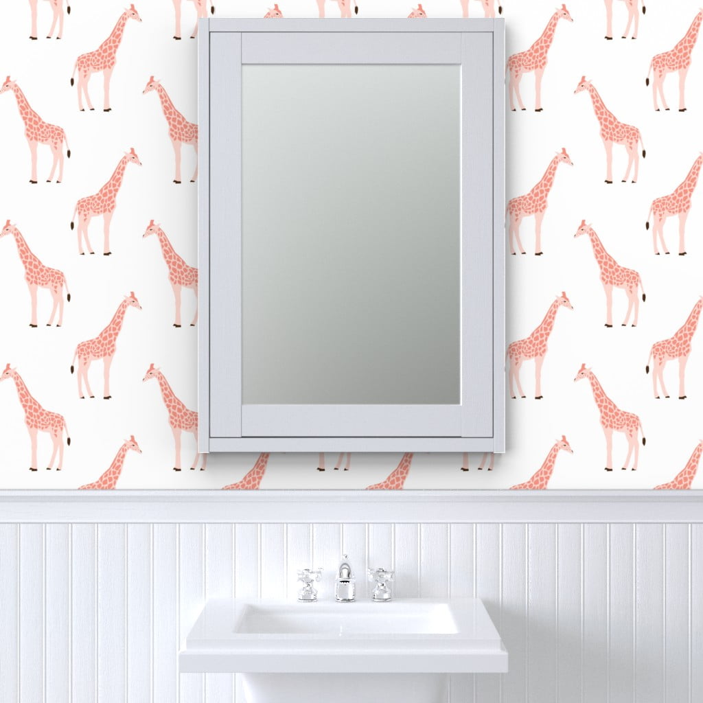 Pink Giraffe Wallpaper