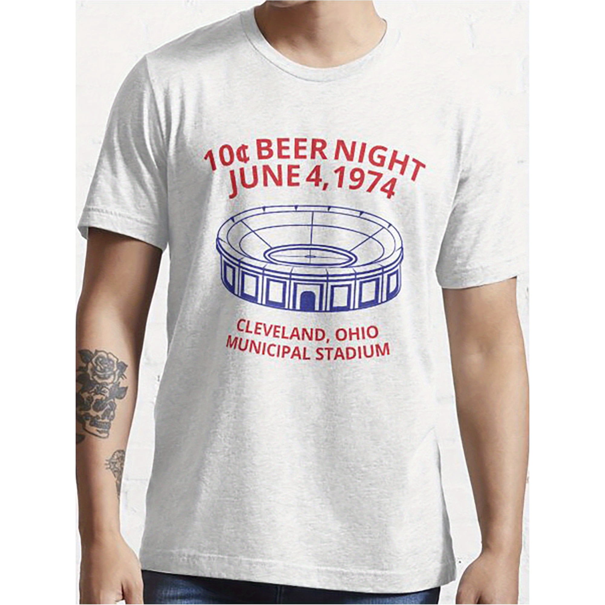 Click here for Yingd Unisex Cleveland Baseball 10 Cent Beer Night... prices