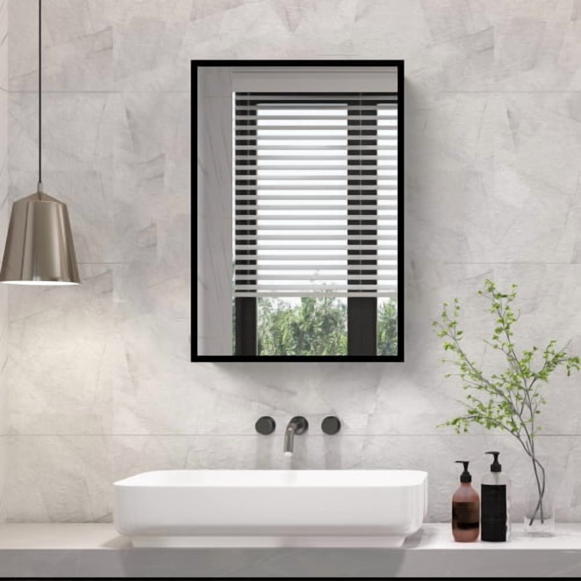 Click here for Feng Chen 16x24 Inch Medicine Cabinet Mirror Cabin... prices