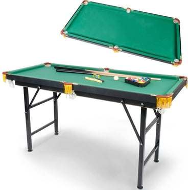 RayChee 48in Portable Folding Billiard/Pool Table for Kids and Adults w ...