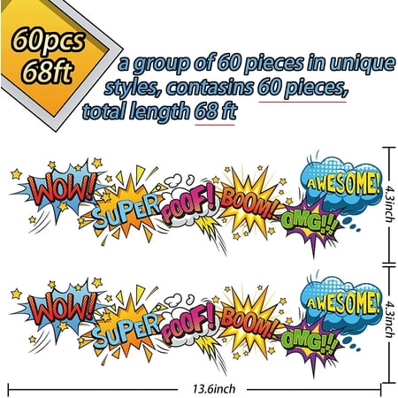 Hero Bulletin Board Borders 68ft Straight Paper Border Trim for ...