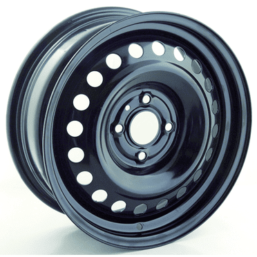 RTX 15x6 Black Steel Wheel 5x4.5 (45mm), Steel Wheels, Load Range 625kg ...