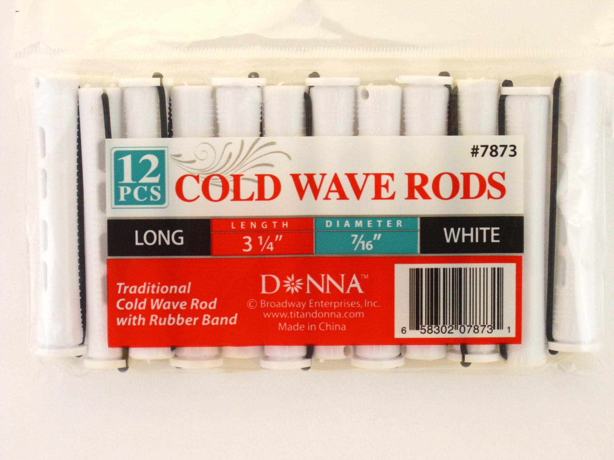 Donna 7/16" Long Cold Wave Perm Rods - 12 Pcs. - Walmart.com