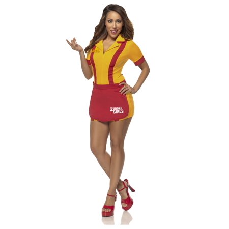 Womens 2 Broke Girls Waitress Costume - Walmart.com