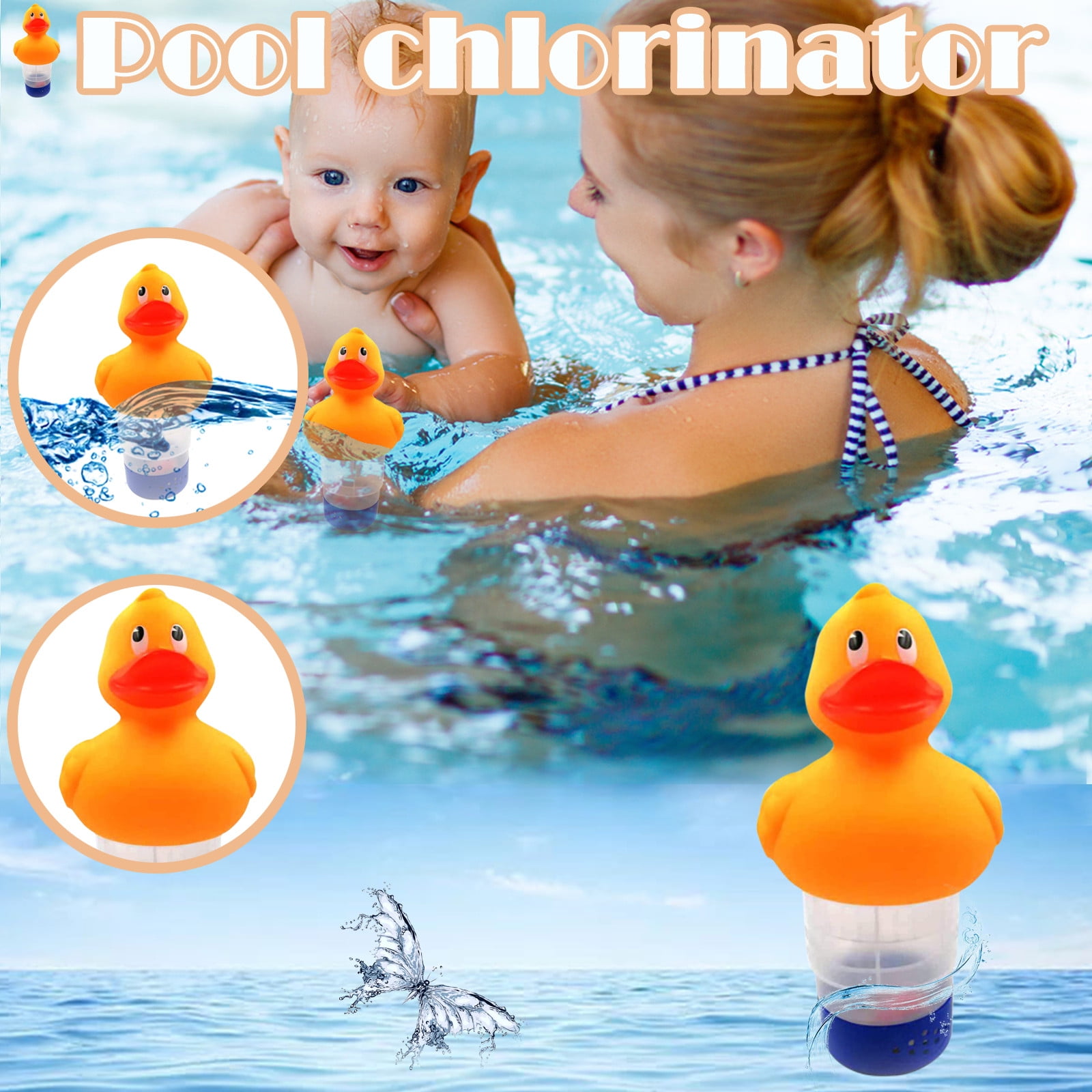 Pool Ducks Floating For Swimming Pool Hot Tub Tablets Bromine Stent ...