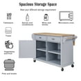 Greenguard Gold Certified Kitchen Island Cart with Large Storage ...