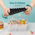 3 Pack Ice Trays for Freezer, 99 PCS Ice Cube Tray with Lid and Bin ...