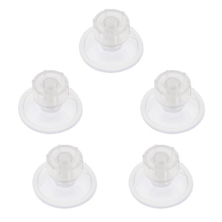 Milaget 5 Pcs Clear Plastic Sunction Cups for Small Shrimp Isolation ...