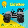 Kidzone Kids 12V 9AH Battery Powered Extra Wide Seat Ride On Truck with ...
