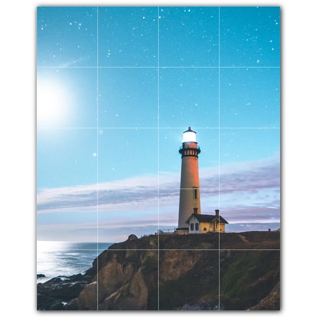 Picture-Tiles.com: Lighthouse Ceramic Tile Wall Mural WAL500817-45L. 32 ...