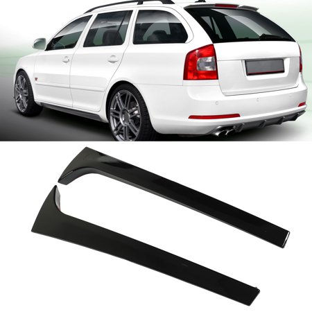 Rear Window Side Spoilers, Strong Protection Gloss Black Rear Window ...
