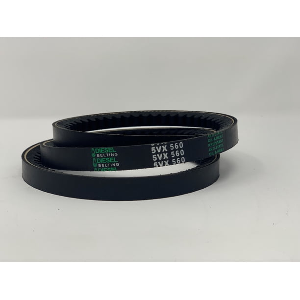 5VX560 Cogged V-Belt 5/8 x 56in Outside Circumference - Walmart.com