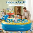 Livhil Inflatable Swimming Pool for Kids with Sprinkler, Kiddie Pools ...