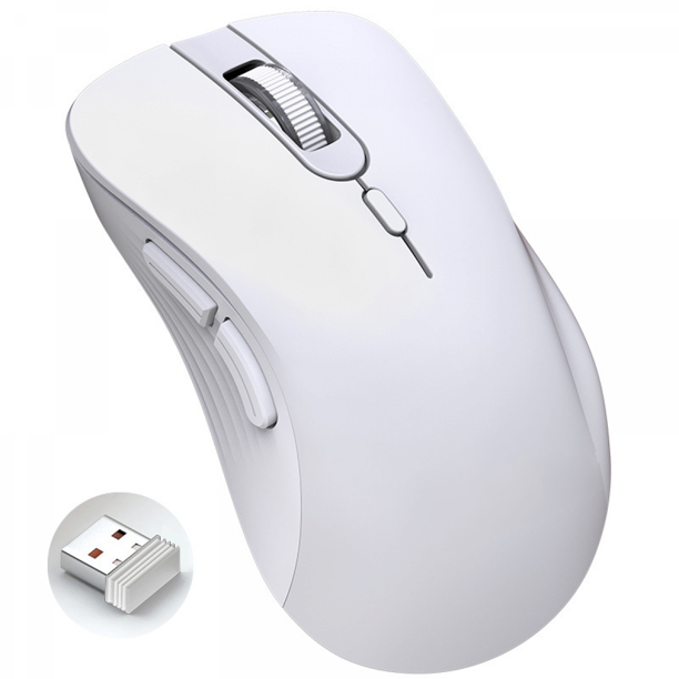 Bluetooth Mouse, Rechargeable Wireless Mouse Multi-Device (Tri-Mode:BT ...