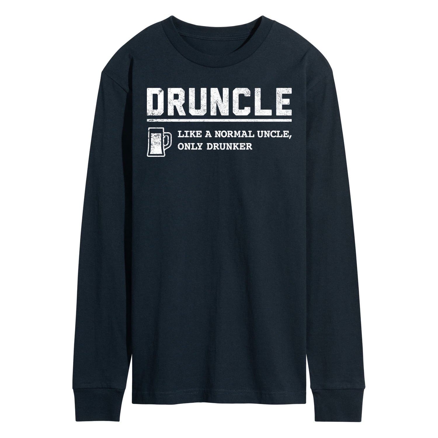 Instant Message - Druncle - Men's Long Sleeve T-Shirt - Walmart.com