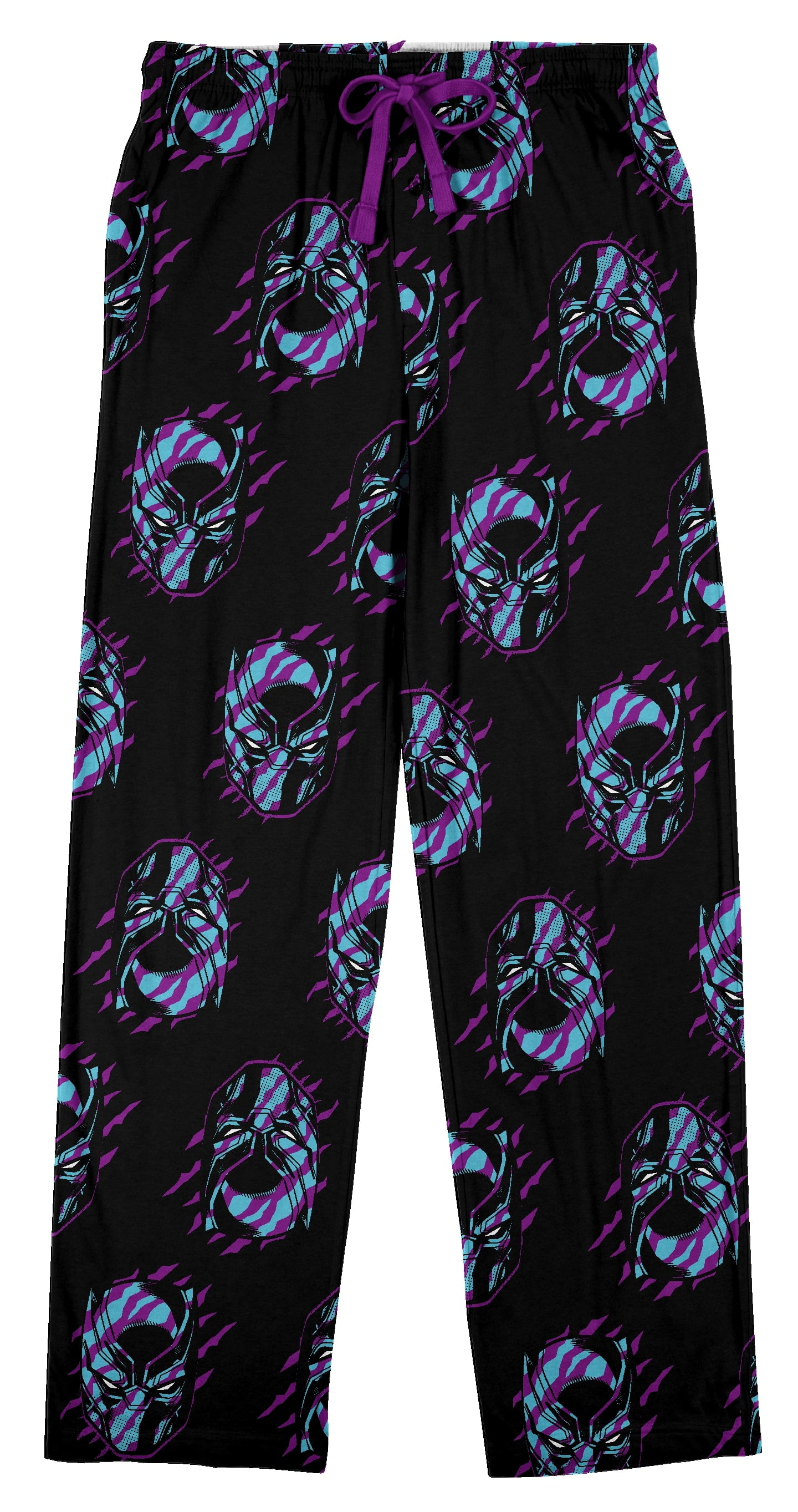 Marvel Black Panther Mask & Claws AOP Men’s Sleep Pajama Pants-Small ...