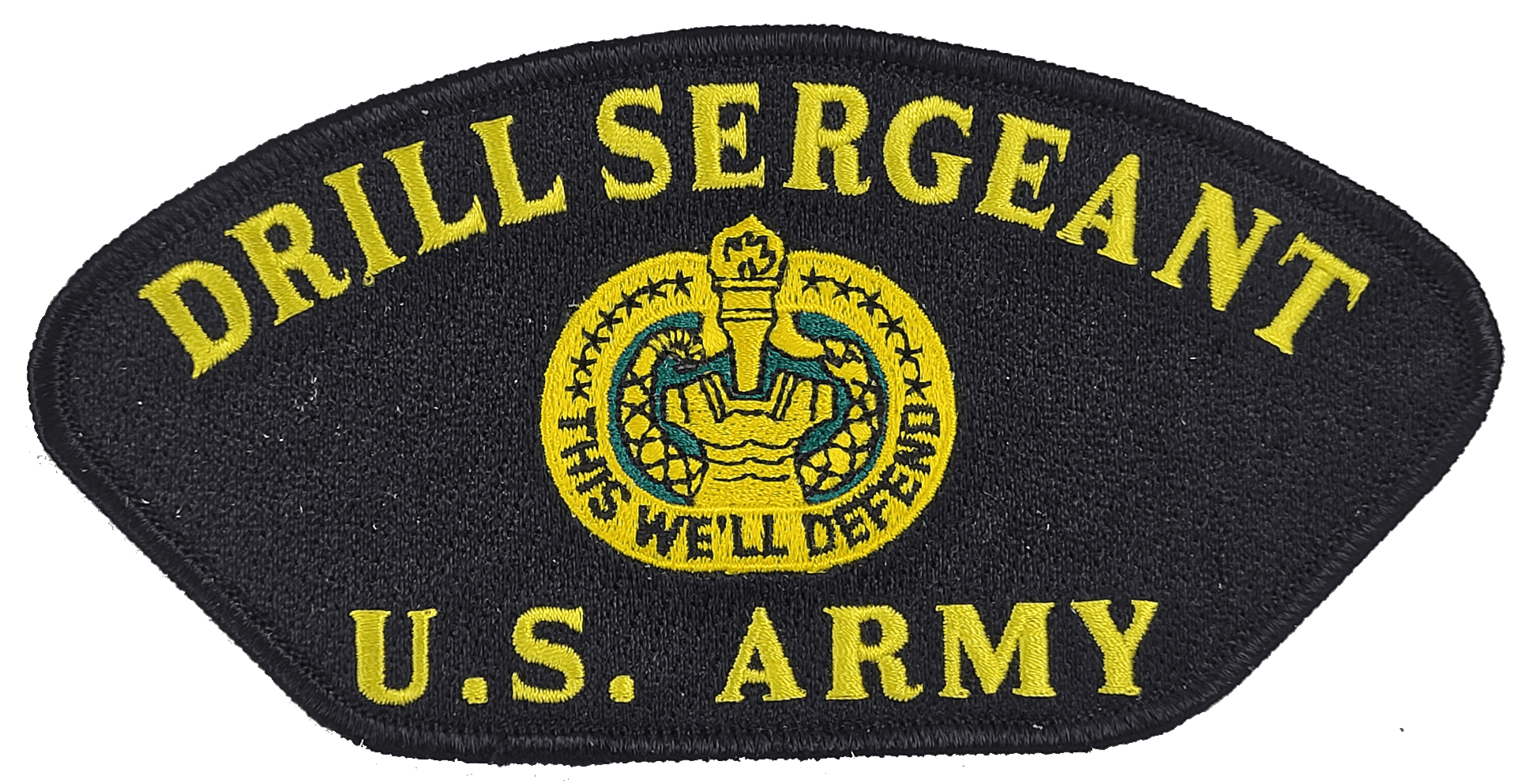 US Army Drill Sergeant Patch. This We'll Defend Patch - Great Color - Veteran Family-Owned ...