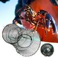 Crawfish Trap Fishing Traps Multifunctional Foldable Floating Bait Cage ...