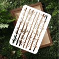 1pc Bamboo Wall Stencil for Painting 11.69”x8.27” Bamboo Branch ...
