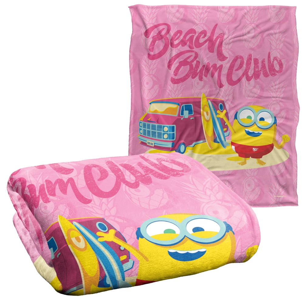 Minions Beach Bum Bob Silky Touch Super Soft Throw Blanket 50' x 60' - Walmart.com