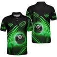 Custom Billiard Polo Shirts for Men Women Personalized Name Team 8 Ball ...