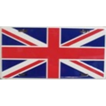 United Kingdom Flag - UK Great Britain Union Jack Novelty Metal Vanity ...