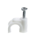 C&E RG6 Cable Clip, White (100 pieces per bag) - Walmart.com