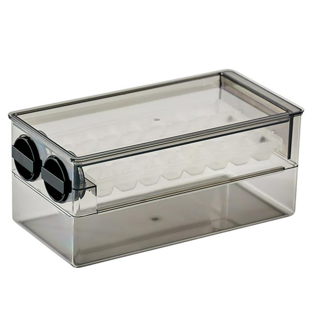 Ice Cube Tray with Lid and Bin|Rotating Ice Cube Molds&Trays|Ice Maker ...